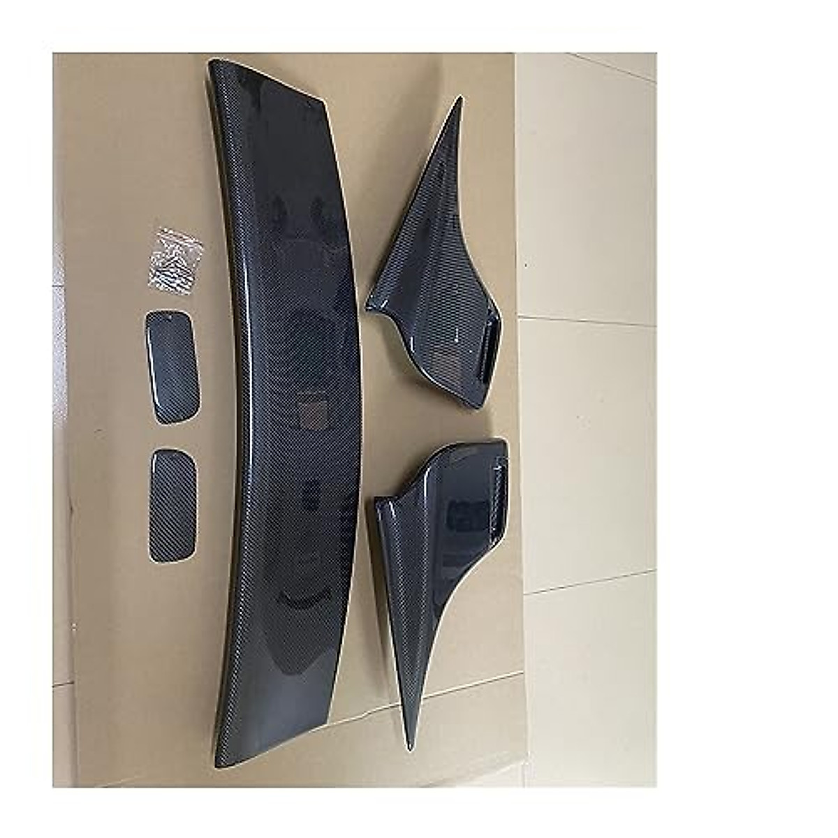 Quality Carbon Fiber Rear Roof Spoiler Wing Trunk Lip Boot Cover Car Styling ，Compatible for Toyota Supra MK4 JZA80 (Color : FRP)