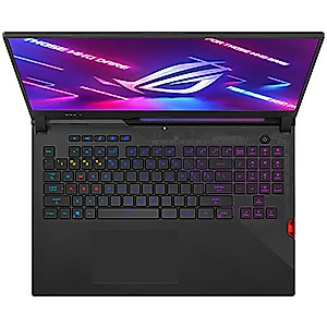 ASUS ROG Strix Scar 17 (2021) Gaming Laptop, 17.3” 300Hz IPS FHD Display, NVIDIA GeForce RTX 3070, AMD Ryzen 9 5900HX, 32GB DDR4, 1TB SSD, Opti-Mechanical Per-Key RGB Keyboard, Windows 10, G733QR-DS98