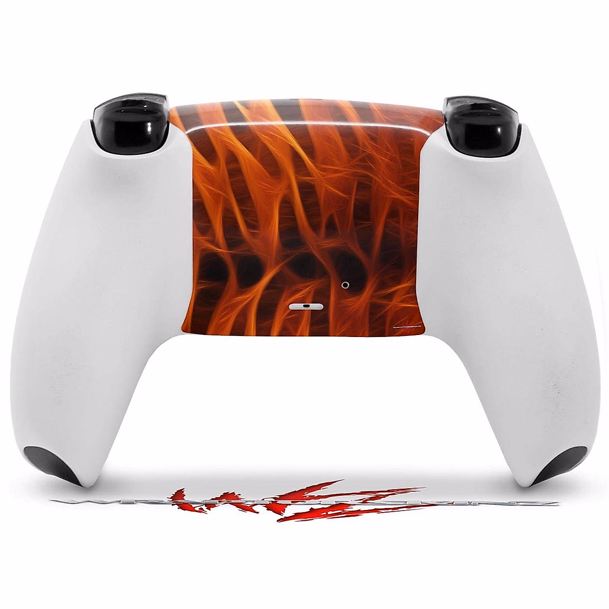 WraptorSkinz Skin Wrap compatible with Sony PS5 DualSense Controller Fractal Fur Tiger (CONTROLLER NOT INCLUDED)