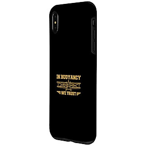 iPhone XS Max Airplane Pilot Aviation In Buoyancy We Trust Case