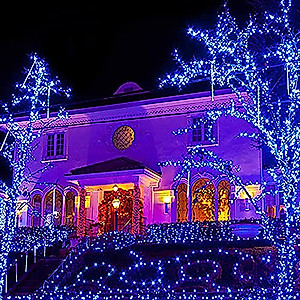 SUMSAYEI Solar String Lights multisize LED 8 Modes Solar Powered Outdoor Lighting Waterproof Christmas Fairy Lights for Xmas Tree Garden Homes Ambiance Wedding Lawn Party Decor