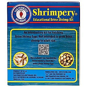 San Francisco Bay Brand Shrimpery Brine Shrimp Kit for Hatching Baby Brine Shrimp
