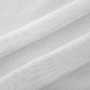 Mesh Fabric 4-Way Stretch Power Mesh 5 Yards Long 60" Wide Lightweight Sheer (off-white)