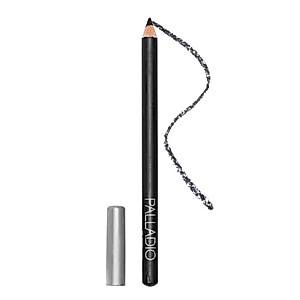 Palladio Wooden Eyeliner Pencil, Thin Pencil Shape, Easy Application, Firm yet Smooth Formula, Perfectly Outlined Eyes, Contour and Line, Long Lasting, Rich Pigment, Black