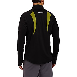 New Balance Men's Cocona Half Zip, Turtledove, Medium