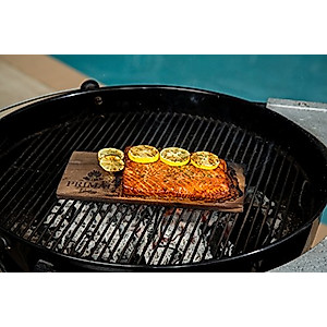 Premium Cedar Planks for Grilling | Thicker Design for Moister & More Flavorful Salmon, Steaks, Seafood & More | More Uses Per Cedar Plank | Free Recipe Card | Just Soak, Grill & Serve | 5 Pack