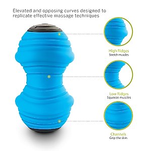 Trigger Point Performance TriggerPoint CHARGE VIBE Three-Speed Ridged Vibrating Portable Foam Roller