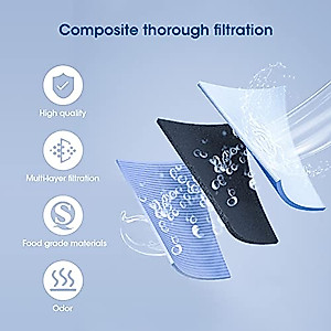 GLACIER FRESH Under Sink Water Filter System, Connect Under Counter Drinking Water System with Kitchen Faucet, 10000 Gallons Water Filtration System for Kitchen Sink, Removes Chlorine, White