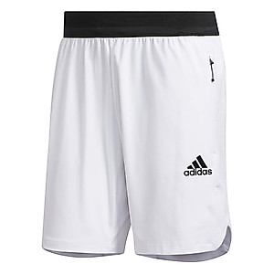 adidas mens Training Shorts HEAT.RDY White XX-Large
