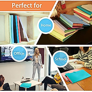 SKYDUE Expanding File Folders with Pockets, Letter A4 Paper Organizer Folder Accordion Document Organizer for School Office Home(Sky Blue)