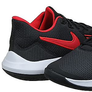 Nike Precision 5 Men's Basketball Shoes Black Red White CW3403-004 (Numeric_10_Point_5)