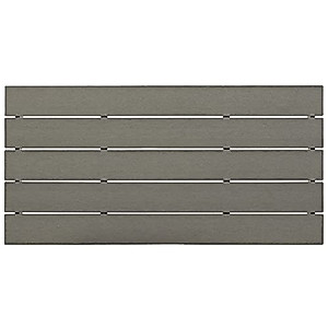 Signature Design by Ashley Visola Outdoor HDPE Patio Cocktail Table, Gray