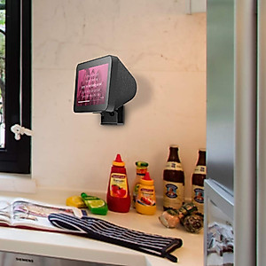 Echo Show Wall Mount Stand Echo Show 8 (2nd Gen, 2021 Release and 1st Gen, 2019 Release) Aluminum Swivel Stand, Stand for Amazon Echo Show 8 & Echo Show 5 Black