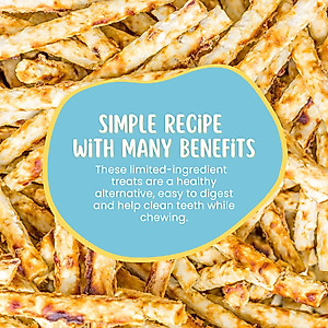 hotspot pets All Natural Rawhide Alternative Chicken Sticks for Dogs (30 Pack) Digestible Dog Chews Treats -Great for Oral Care Snacks (6'' Sticks)