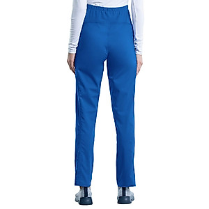 Cherokee Women Scrubs Pant Workwear Revolution Maternity Straight Leg Plus Size WW155, 3XL, Royal