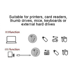 Emoshayoga 3-Port Docking Station Hub Computer Accessory (black)