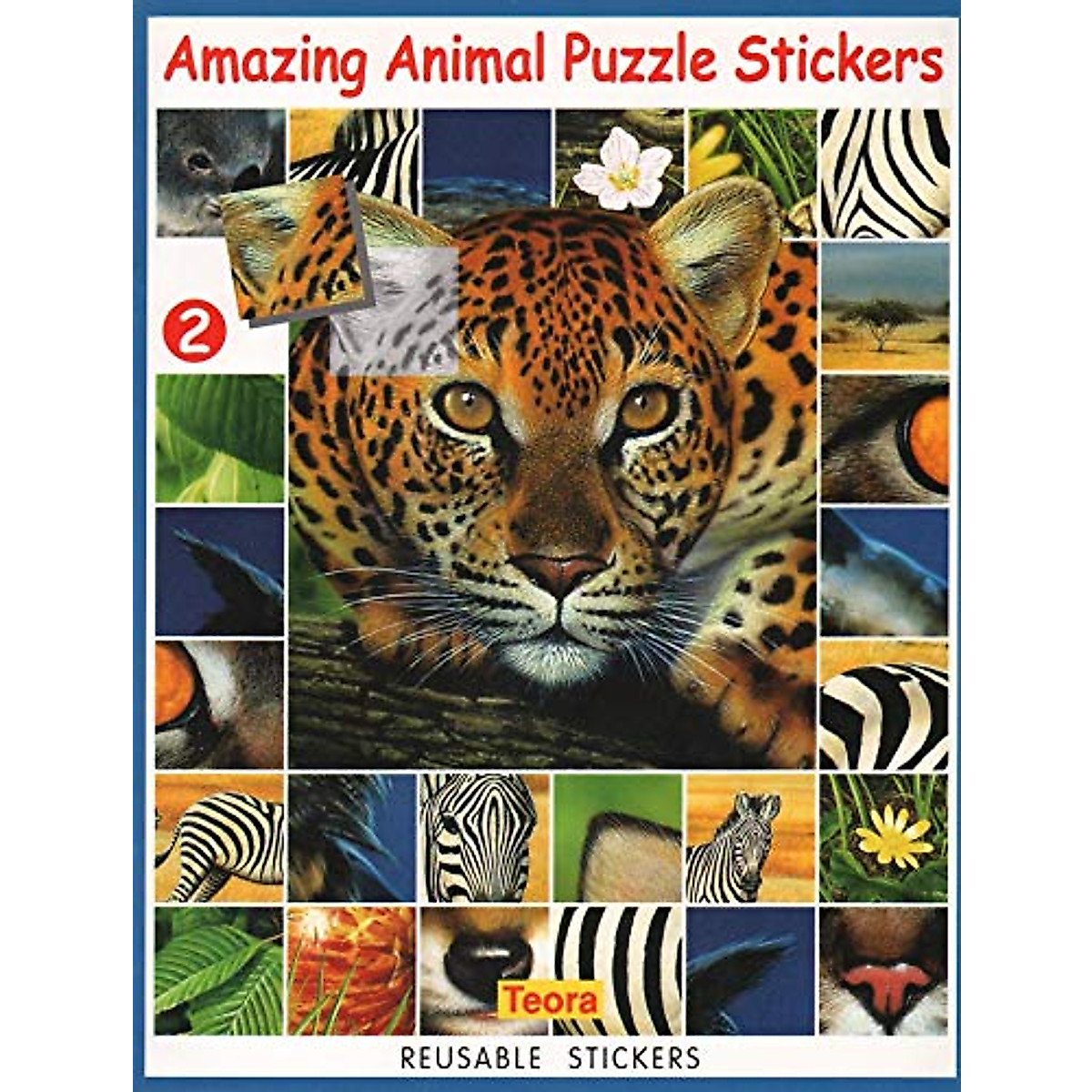 3 PACK Amazing Animal Puzzle Stickers 1,2 & 3