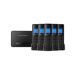 Grandstream DP750 Long-range DECT Base Station + DP720 5-UNITS DECT HD Handset