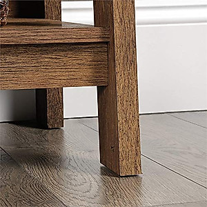 Sauder Trestle 5-Shelf Bookcase, Vintage Oak finish