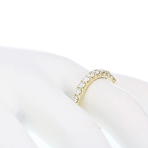 Vir Jewels 1/2 carat (ctw) Diamond Wedding Anniversary Band for Women, Round Diamond Engagement Ring 14K Yellow Gold 10 Stones Prong Set 0.50 cttw I1-I2, Size 8