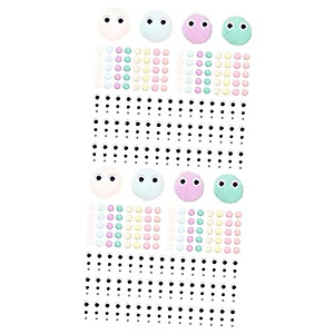 DIY Crafts Mini Pom Poms 2 Sets Handmade Fur Ball Puffer Ball Material Nylon Yarn Bulk Crafts