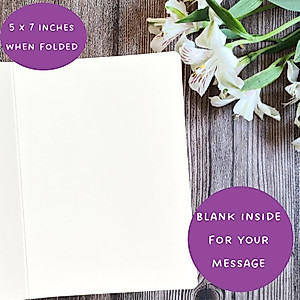 Dalmatian Firefighter Card (7X5 Inch and Blank Inside for All Occasions) also for fire academy graduation or retirement or fireman birthday card - 980