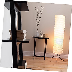 Beaupretty Paper Floor Lamp Shade: Diploma Floor Lamp Shade Japanese Style Rice Paper Lamp Protector Cover Replacement for Hotel Bedside Floor Lamp