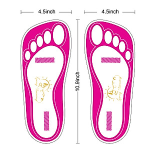 25Pairs(50 Feets) Disposable Pink Spray Tanning Feet Pads Sunless Airbrush Spray Tent Protect Foot