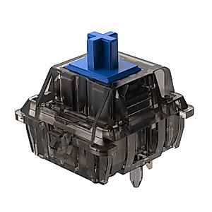 ZugGear Silent T1 Tactile Switch Shrimp 67g Gold Plated Spring 5 Pins Silent Tactility Keyswitch for DIY Mechanical Keyboards (20pcs, DUROCK Silent T1 67g)