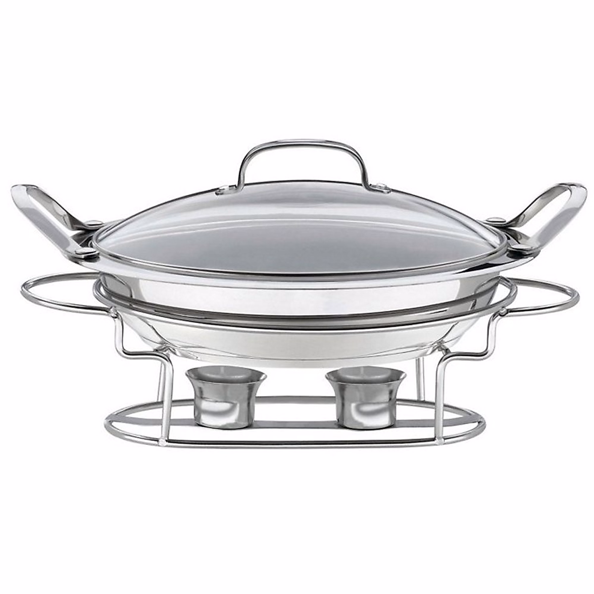 Cuisinart 7BSR-28 Stainless 11-Inch Round Buffet Servers , Silver