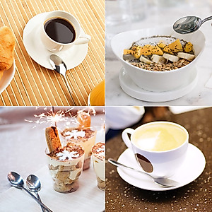 Personalized Custom tablespoon stainless steel，Custom Teaspoon stainless steel Engraved name ice cream Spoon Personalized Valentine's Day Easter Anniversary Wedding Gift (Silver)