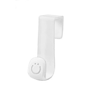 Ubbi Multi-Use Potty and Utility Hook, No Hardware Or Installation Needed, Durable and Sturdy to Hang Over Toilet Tank Or Door, White