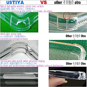 USTIYA Case for Sony Xperia 1 III Clear TPU Four Corners Protective Cover Transparent Soft funda