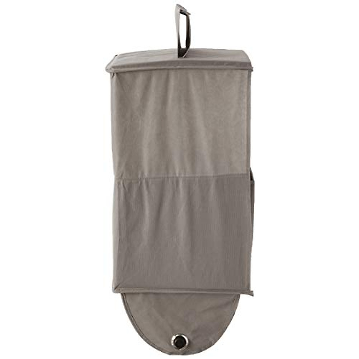 HOMZ Clothes Bar and Drawer, Grey 2 Shelf Hanging Closet Organizer (3817402)