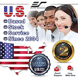 Elite Screens Manual B 110-INCH Manual Pull Down Projector Screen 4K 8K 3D Ultra HDR HD Ready Home Theater Movie Gaming Presentation Screen, M110H