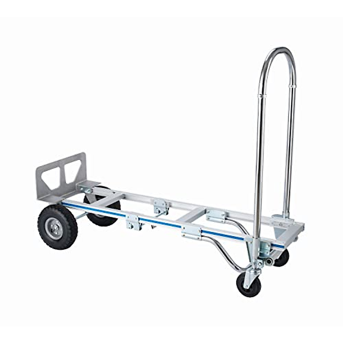 SHZOND Aluminum Hand Truck 2 in 1 Convertible Hand Truck 1000 LBS Capacity Hand Truck and Dolly Utility Cart