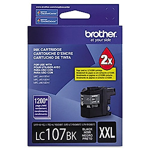 Brother Lc107bk Lc107bk Innobella Super High-Yield Ink, Black