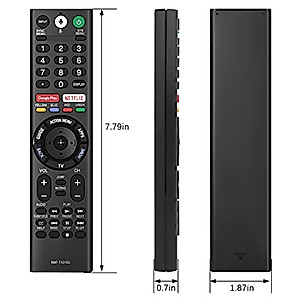 RMF-TX310U Voice Replacement Remote Control Compatible with Sony 4K Smart Bravia TV Models XBR-43X800G XBR-75X800G XBR-65X800G XBR-49X800G XBR-55X800G XBR-85X900F XBR-49X900F XBR-75X900F XBR-65X900F