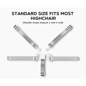 Minnebaby High Chair Straps, Replacement 5 Point Harness Straps for High Chair
