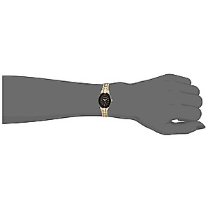 Armitron Women's Bracelet Watch, 75/3313 - Black/Gold-Tone