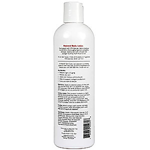 Alpha Skin Care Revitalizing Body Lotion with 12% Glycolic AHA, Simple and Effective Multi-Purpose Daily Moisturizer Hydrates and Exfoliates with Acne Treatment, Anti-Aging, Smoothing Properties