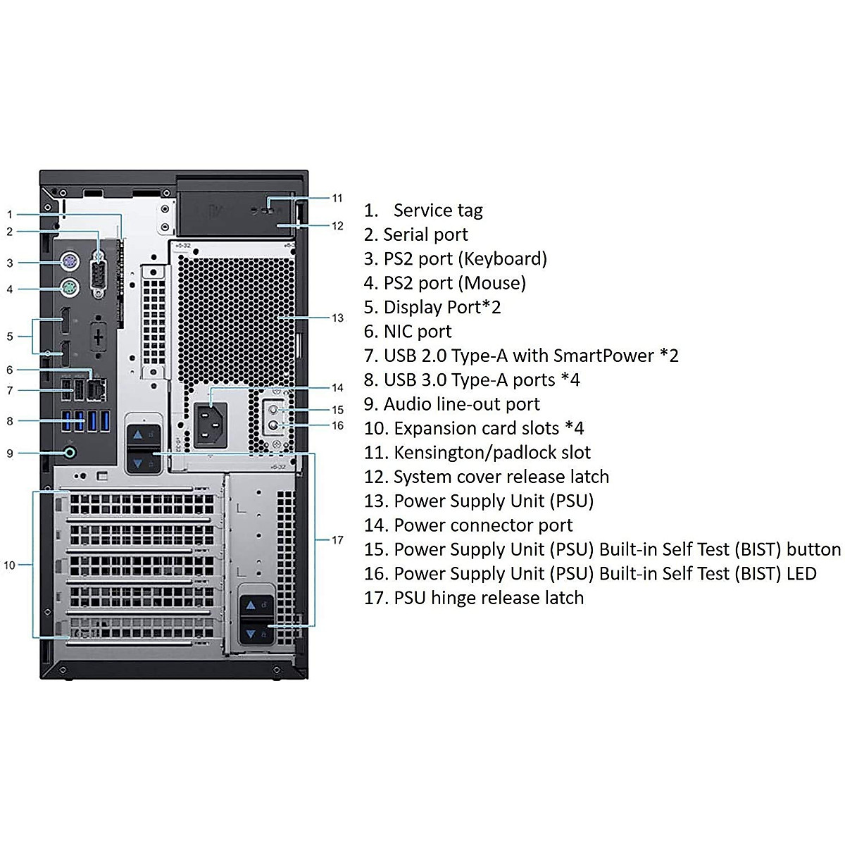 Dell PowerEdge T40 Server, BTX Intel Xeon E-2224G 3.5GHz, 8GB 2666MT/s DDR4, 1TB 7.2K RPM SATA, Windows Server License is not Included