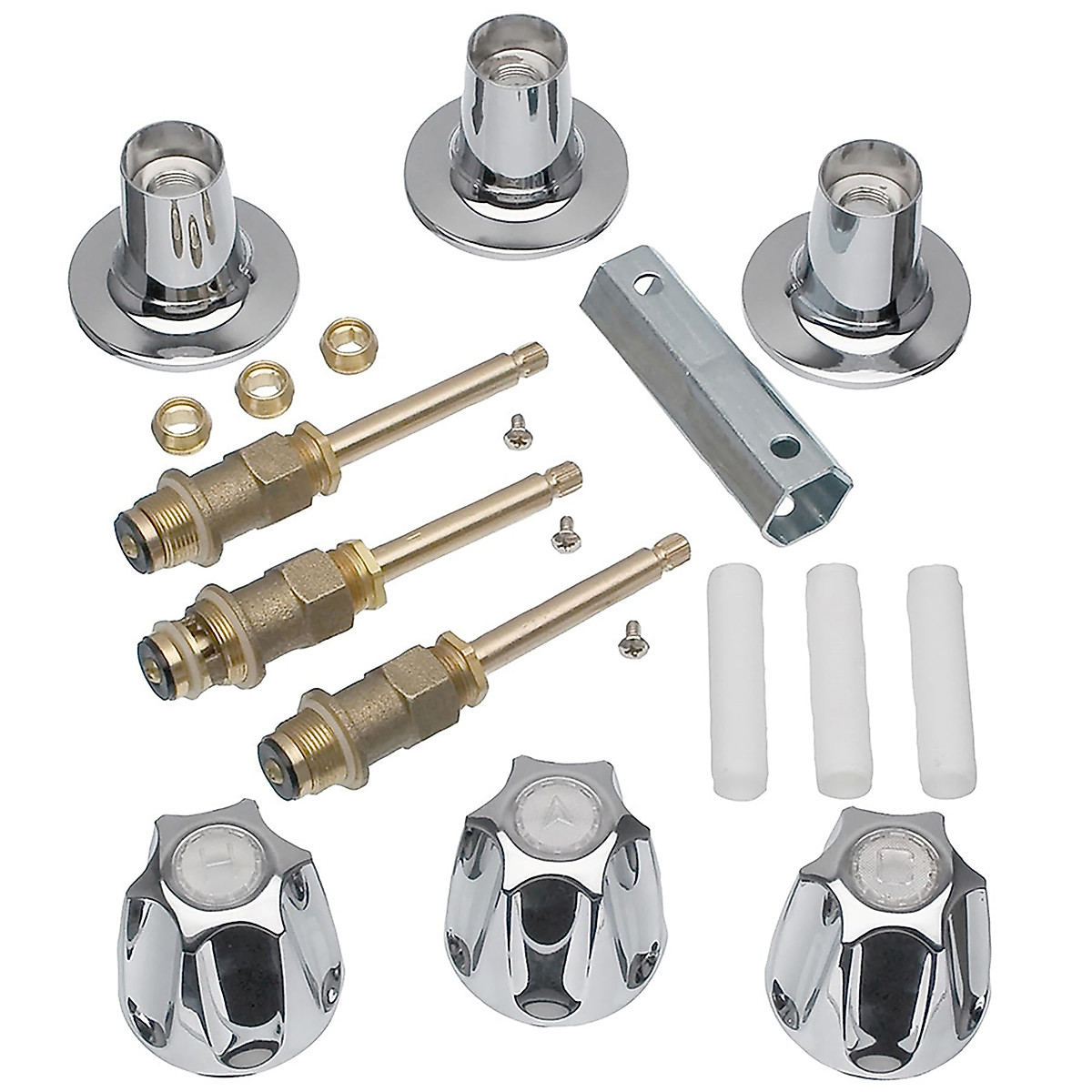 Danco 39619 Remodel/Rebuild Trim Kit for Price Pfister Verve Faucets | Knob Handle | 12H-2H, 12H-2C, 12H-18D |, Pack of 1, Chrome