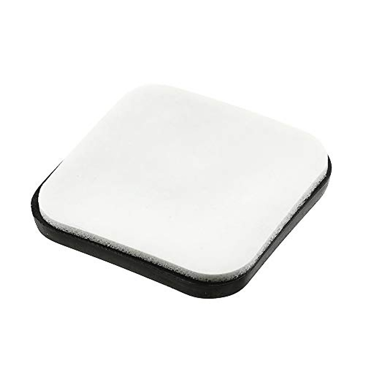 Prime-Line MP75308 15/16 inch Square Sliders, Black and Gray Plastic (8-Pack)