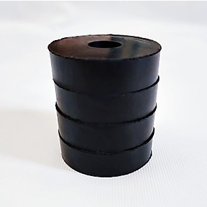 4 Pack Rubber Isolation Feet Pads Thick Rubber Washers 1.5 Inch Od 0.5 Inch Id 0.4 Inch Thick Mechanical Vibration Damping Pads Anti Vibration