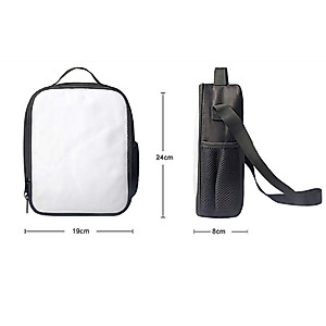 Kuiaobaty Galaxy Wolf Print School Backpack Laptop Backpack with Lunch Bag Pen Case Children Kids Preschool Book Bag 3 in 1 Schoolbag