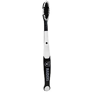 Siskiyou Sports NFL Oakland Raiders Unisex Travel Set Toothbrush and Travel Case, White, One Size