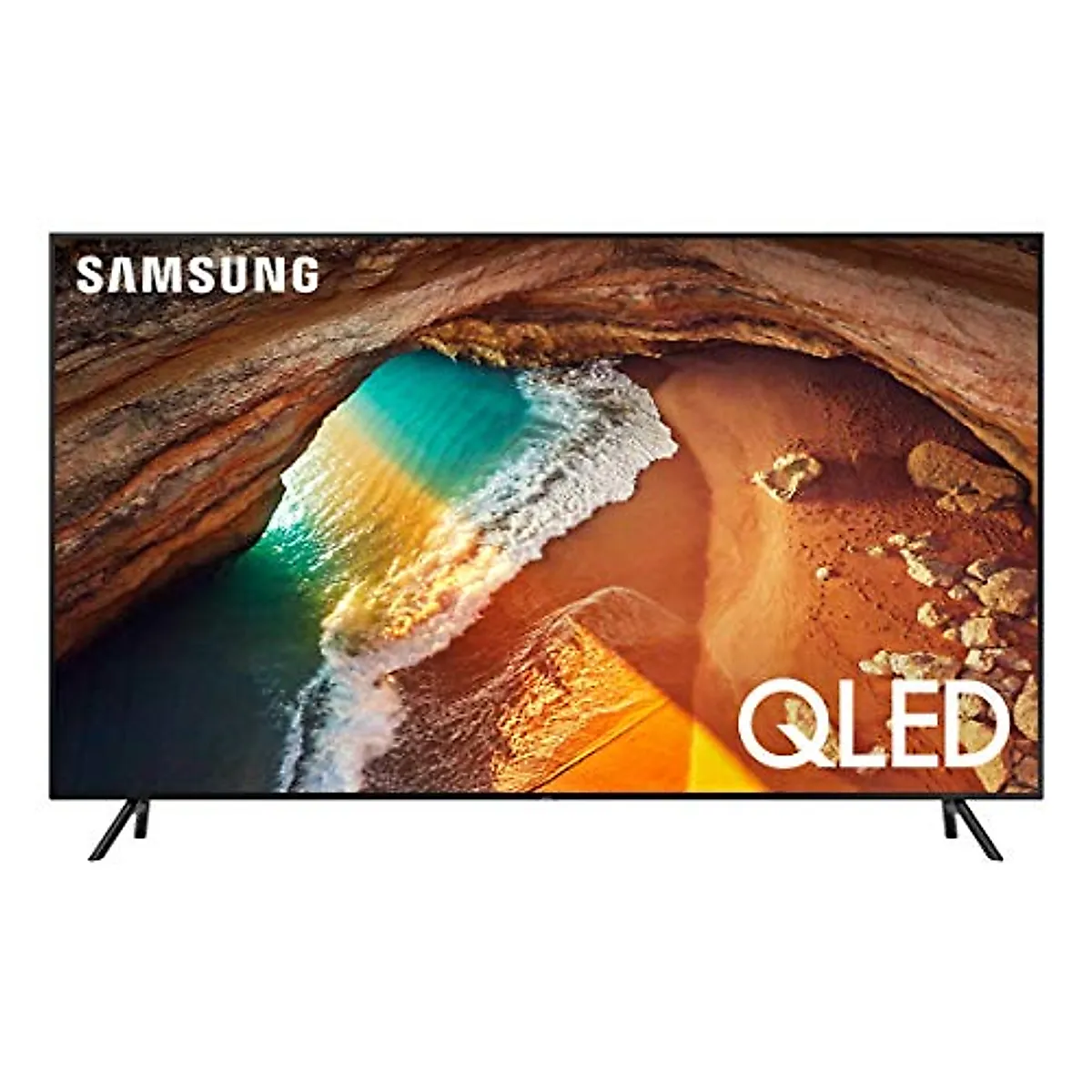 Samsung QN82Q60RAFXZA Flat 82-Inch QLED 4K Q60 Series (2019) Ultra HD Smart TV with HDR and Alexa Compatibility