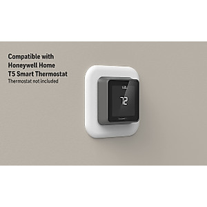 Honeywell Home Large Cover Plate & Electrical Box Adaptor for T-Series Thermostats (THP2400A1080), White