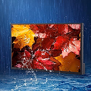 SYLVOX 55'' Full Sun Outdoor TV Waterproof 4K Television, 2000nits All Metal Corrosion Resistant, with Wireless Connection & Wi-Fi, for Outdoor All Area, Pool Series OT55A1KAGE 2023